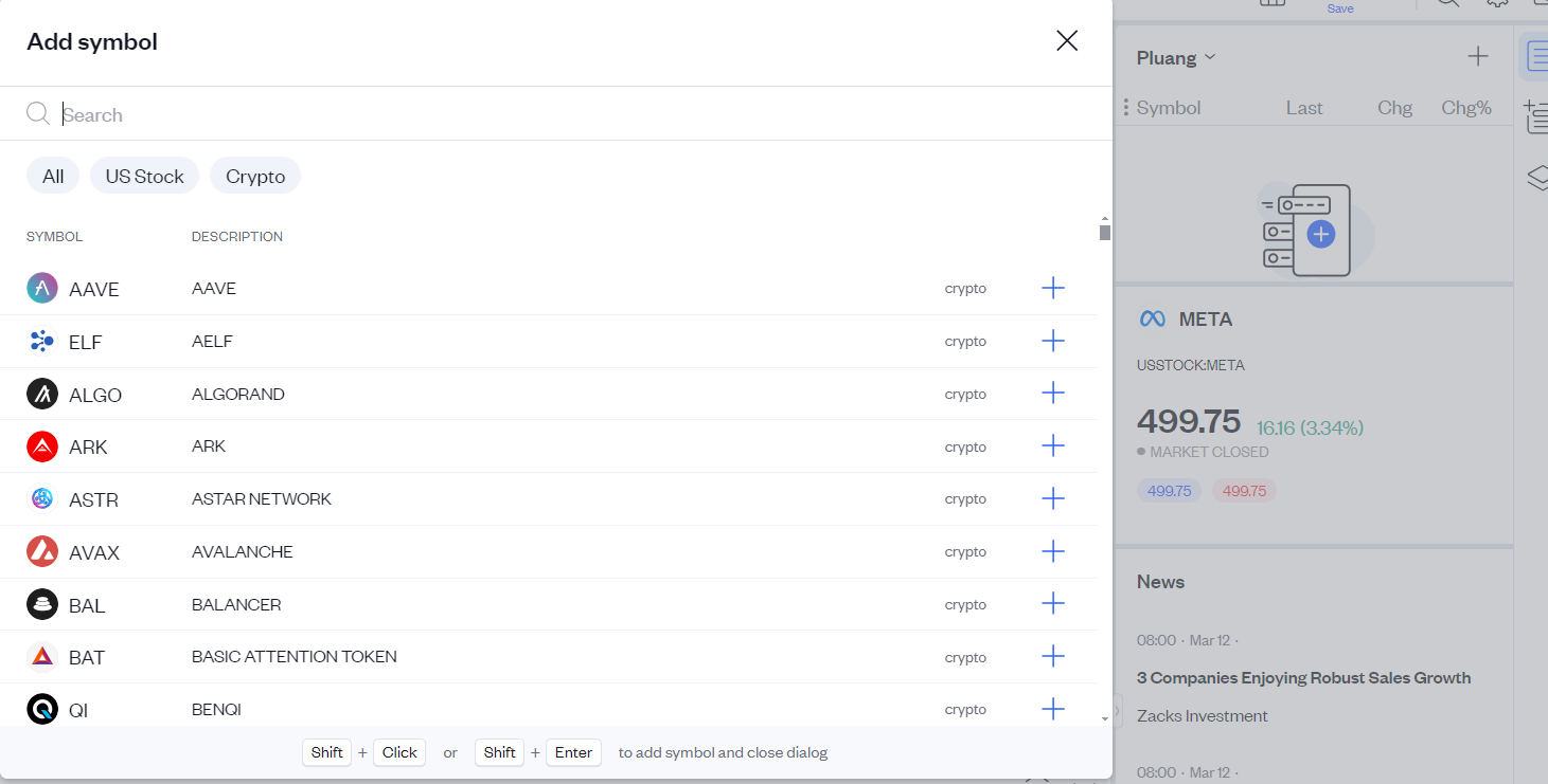 1. Panduan Dasar UI Pluang Web Trading