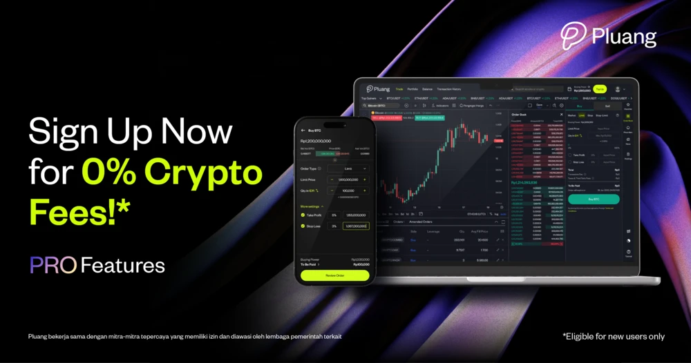 Pluang Perkenalkan Fitur Pro: Nikmati 0% Biaya Transaksi Kripto untuk ...
