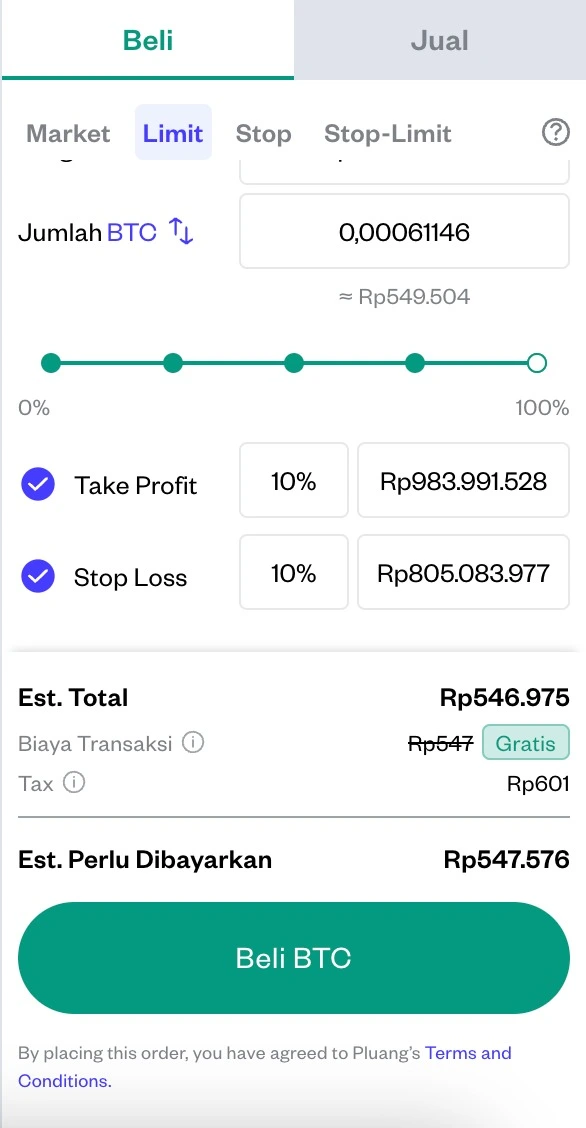 1. Panduan Dasar UI Pluang Web Trading